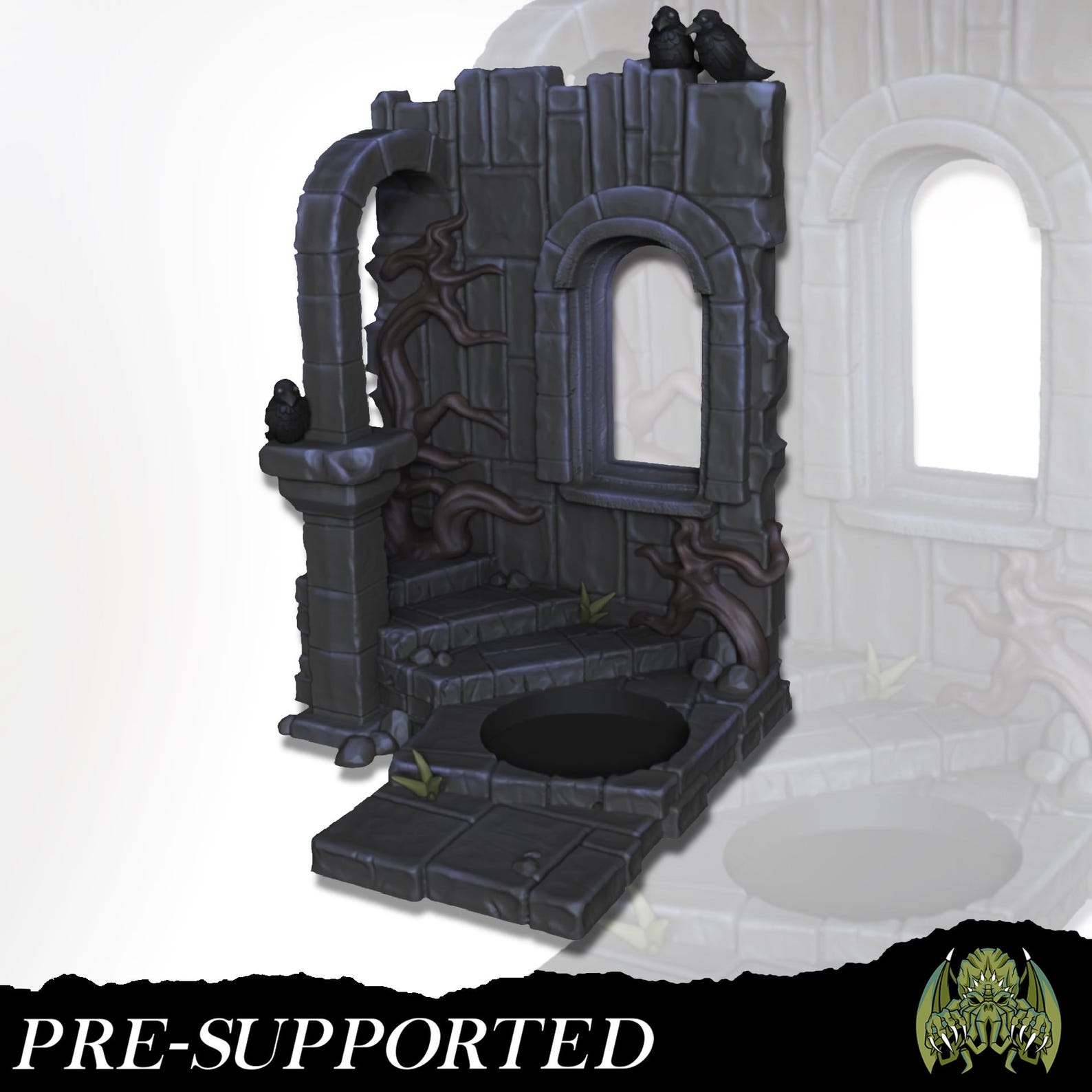 Beatrix the Reaper Miniature and Diorama | UNPAINTED | Miniatures of ...