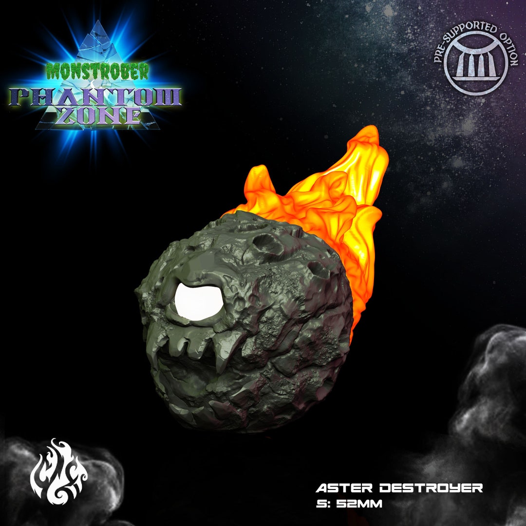 Aster Destroyer Tabletop Miniature Monstrober 2022 Collection Crippled ...
