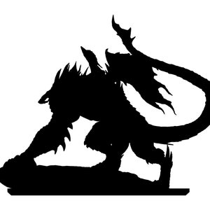 Behemoth Dragon Demon Resin Miniature | Dragon Blood Series RPG ...