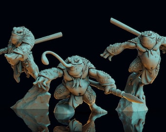 Bugbear Swamp Creatures Resin RPG Miniature Print My Minis | Etsy