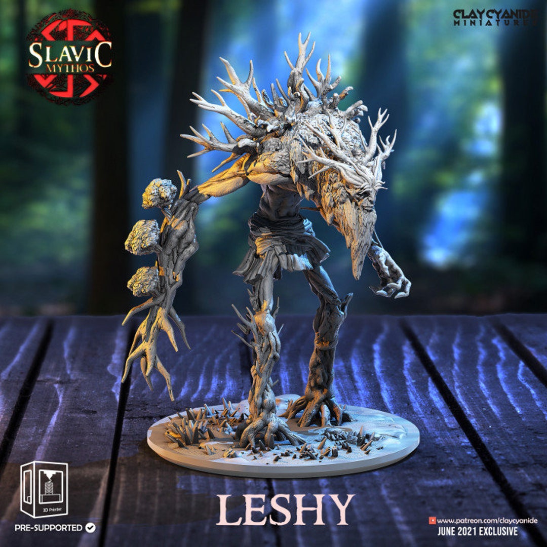 Leshy Forest Guardian Resin Miniature | Treant | Ent | Slavic Mythology ...