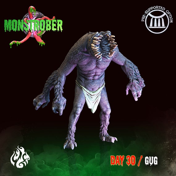 Gug Lovecraft Monster Tabletop Miniature Monstrober 2021 - Etsy