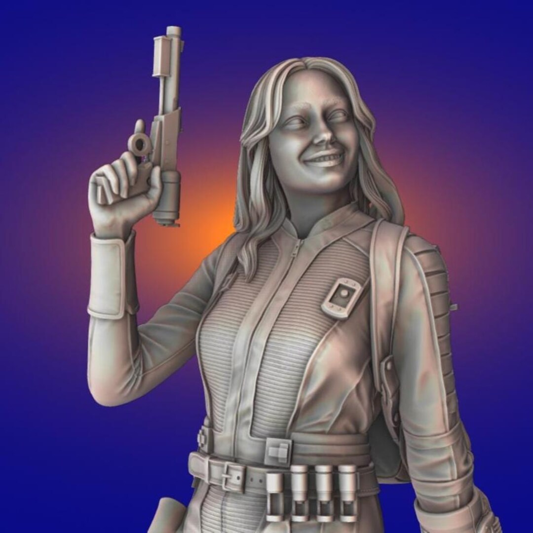 Apocalypse Bunker Girl Pin up Statue & Miniature | UNPAINTED | Kuton ...