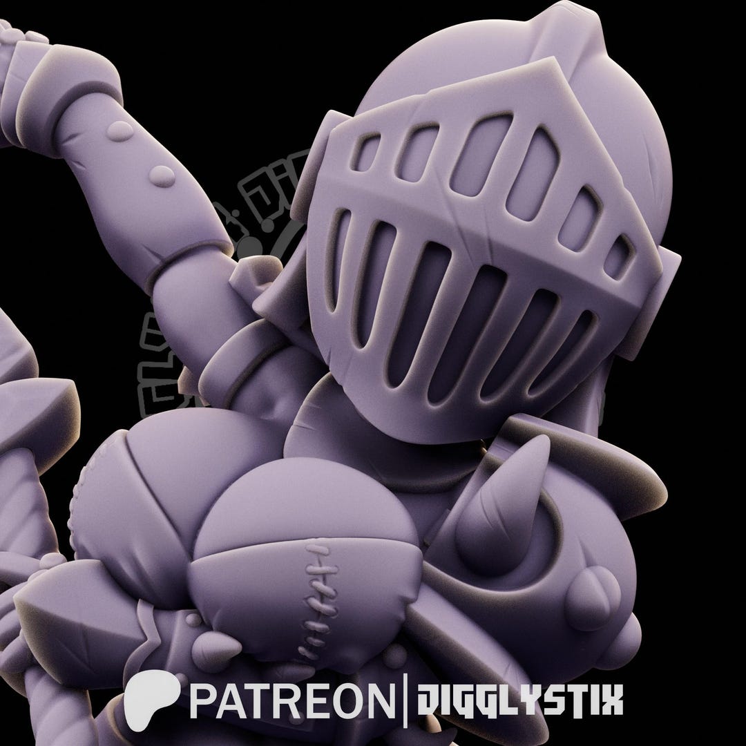 Big Swing Pin up Statue & Miniature UNPAINTED Impractical Armor ...