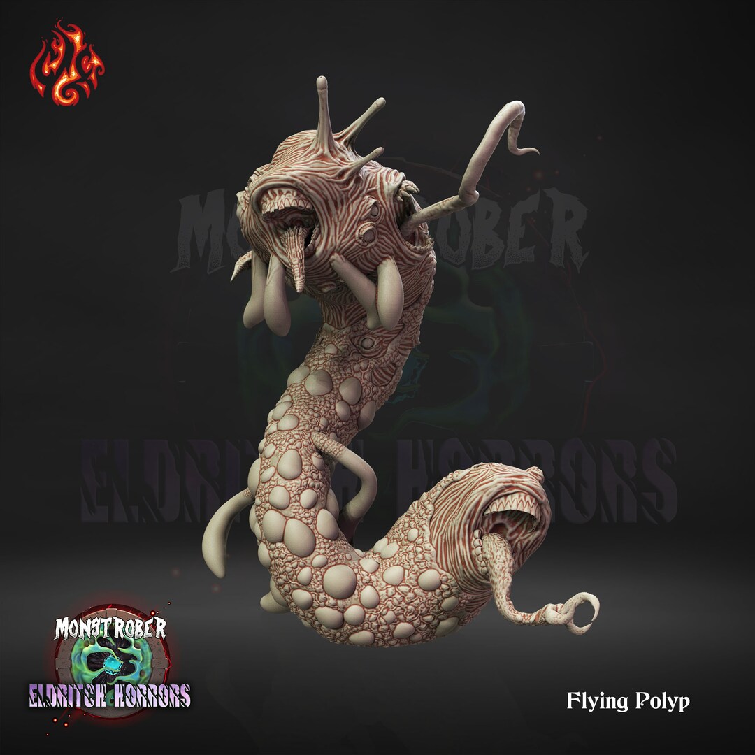 Flying Polyp Resin Tabletop Miniature Monstrober 2023 Collection ...