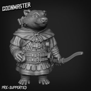 Badger Archers Resin Miniature Set | Badger Town | Goon Master Games - Etsy