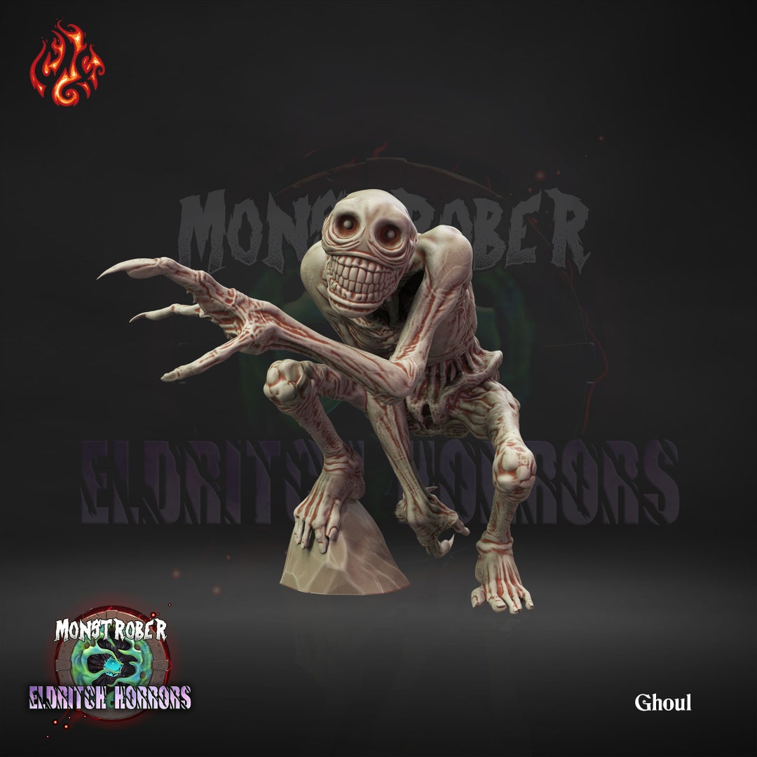 Lovecraft Ghoul Resin Tabletop Miniature | Monstrober 2023 Collection ...