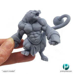 Vermin Rat Beasts Resin RPG Miniatures - Print My Minis - Etsy