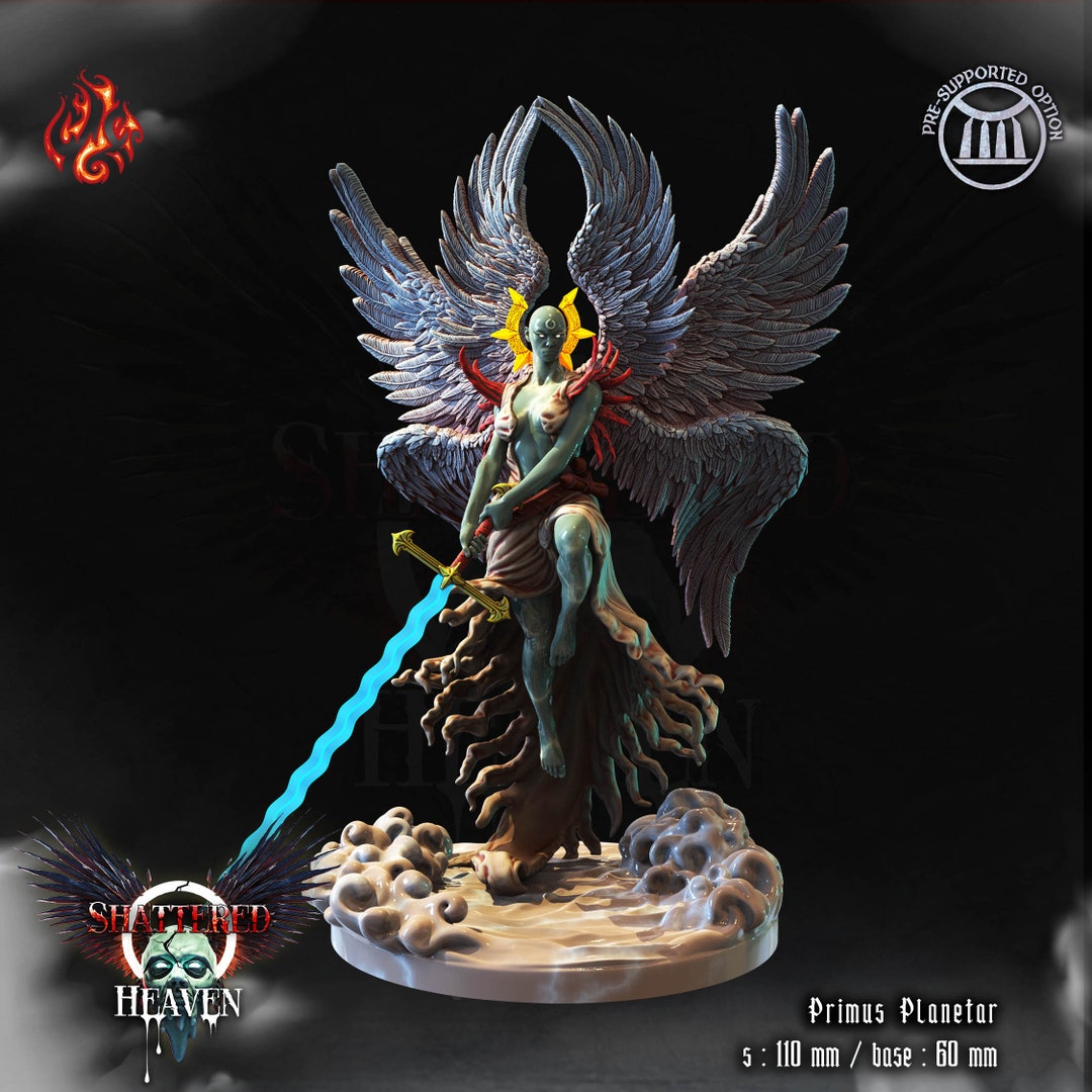 Primus Planetar Angel Tabletop RPG Miniature | Shattered Heaven ...