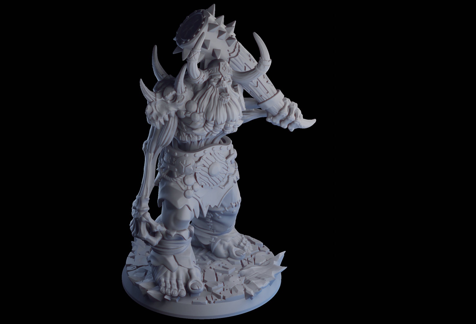Giant Draugr (undead) Resin Miniature | Undead Vikings Series RPG ...