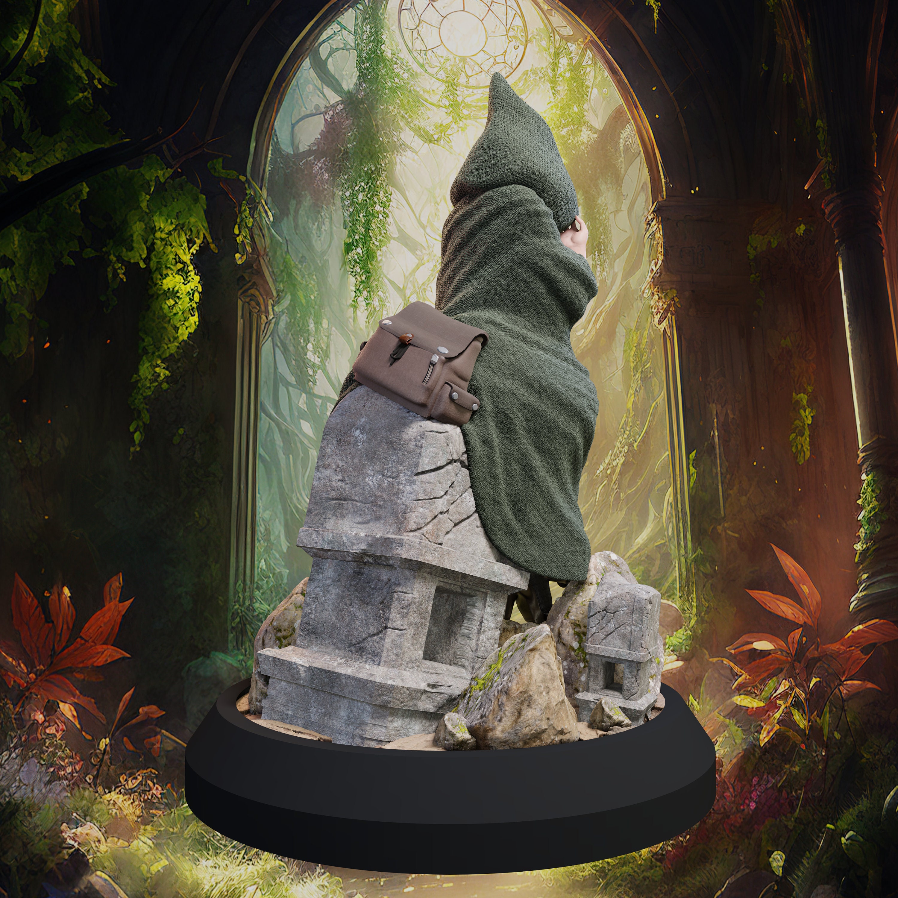 Kai Fenfaren Pin up Statue & Miniature + Variants | Elven Mercenaries ...