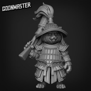 Red Panda Samurai Riflemen Resin Miniature Set Rowdy Red Pandas Goon ...