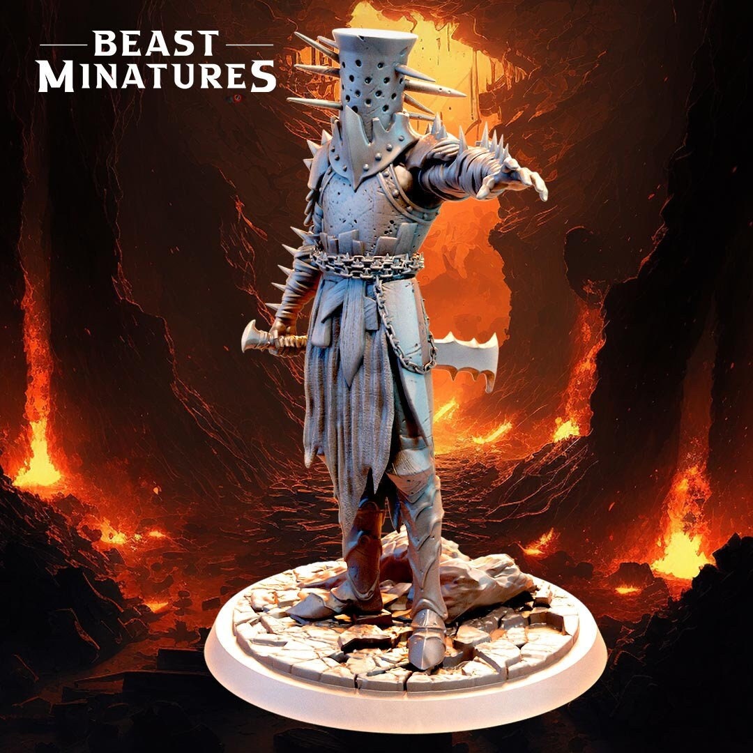 Gideon the Dark Knight Tabletop Miniature | Dark Magic Collection ...