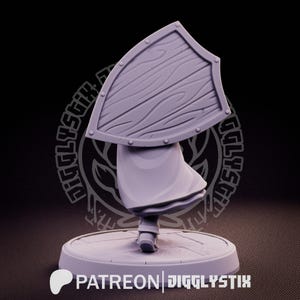 Shield Maiden Pin up Statue & Miniature UNPAINTED | Impractical Armor ...