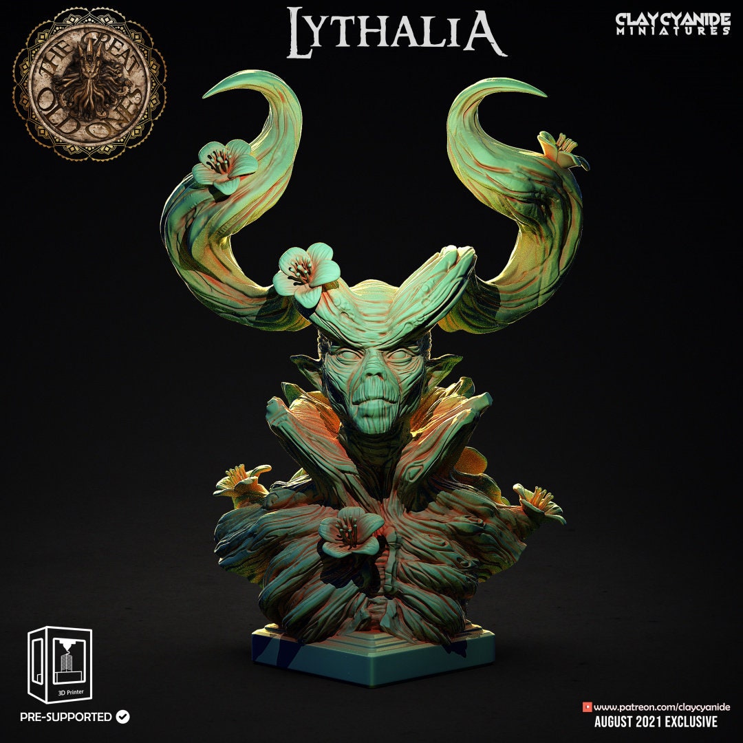 Lythalia Bust | Lovecraft Mythos | Great Old Ones Series RPG Miniatures ...