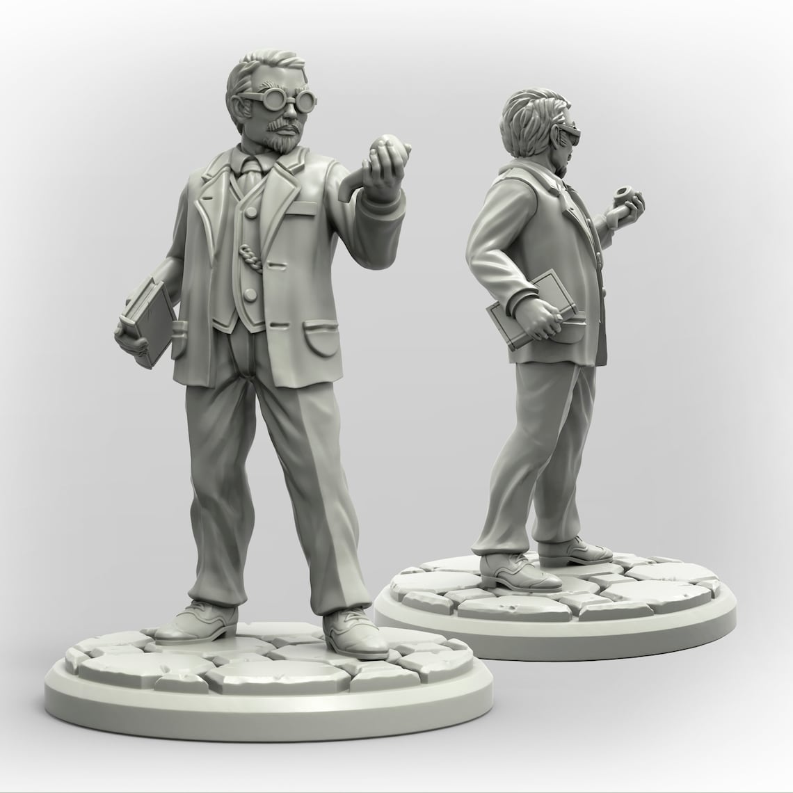 Cthulhu Investigators Lovecraft Resin Miniature Set | Acolytes of the ...