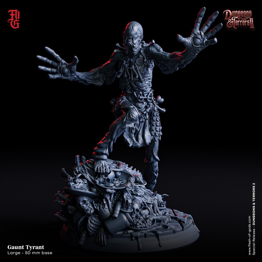 The Gaunt Tyrant | Dungeons and Terrors Series 2 RPG Horror Miniatures ...