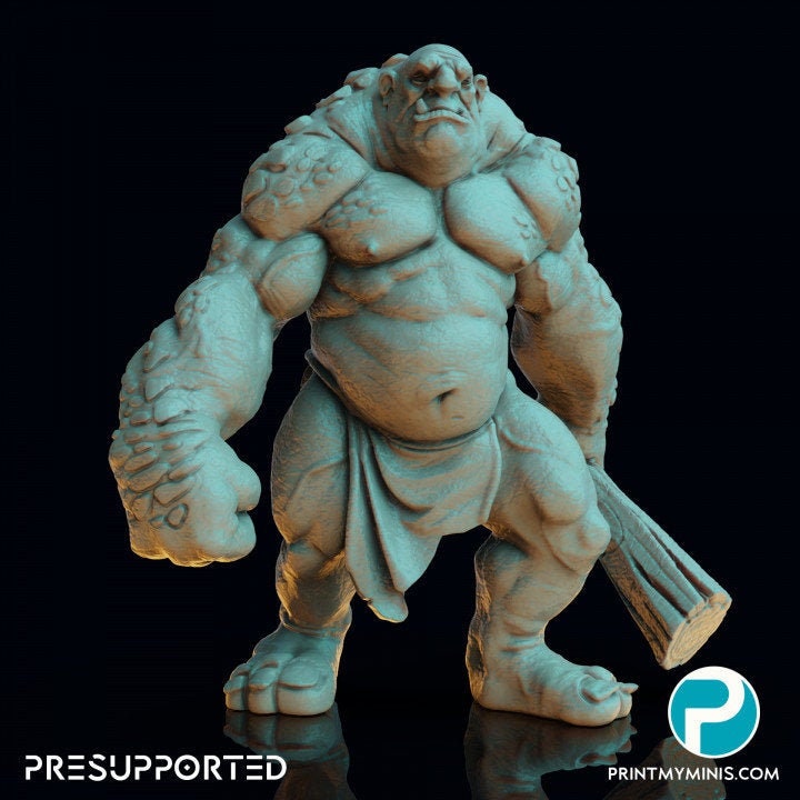 Toys Toys & Games 32mm Scale Miniatures ~ Giant Svart Troll ~ Unpainted ...