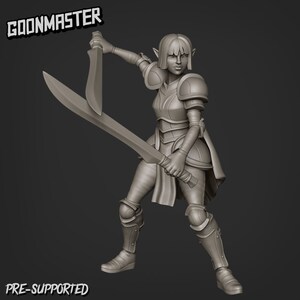 Sky Elf Warrior Miniatures Set | Sky Elves | Goon Master Games - Etsy