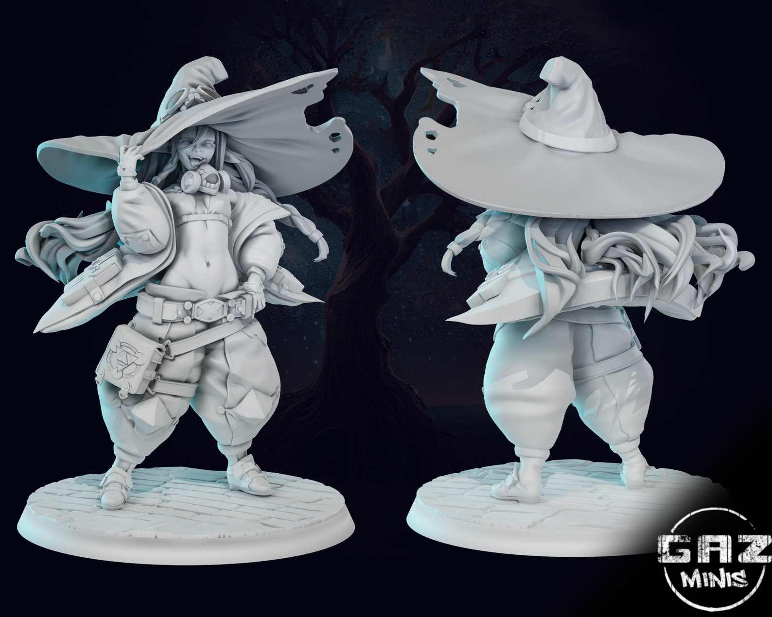 Nimue the Goblin Witch Tabletop Miniature and Variants | Goblin Girls ...