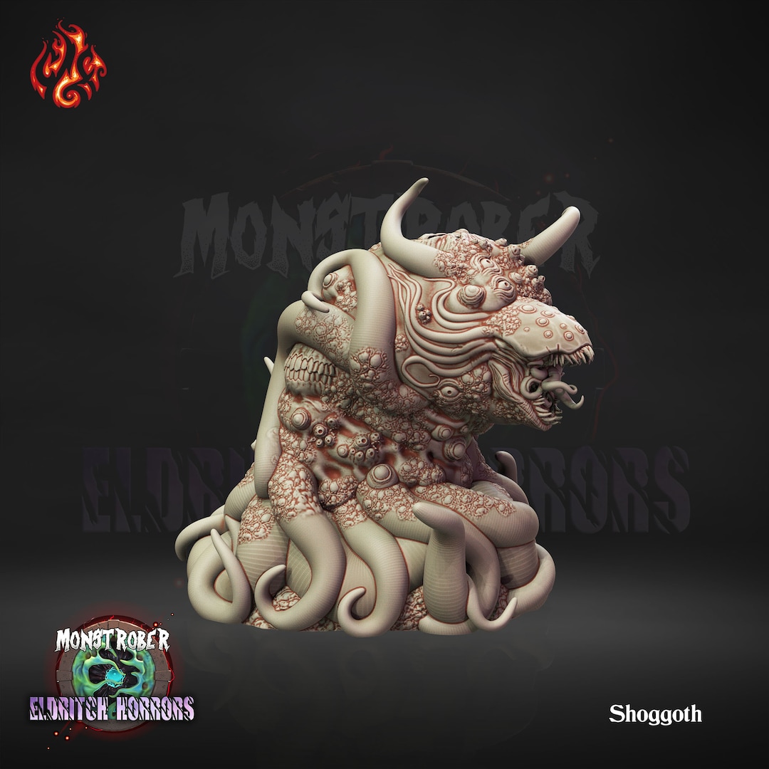 Shoggoth Resin Tabletop Miniature Monstrober 2023 Collection Eldritch ...