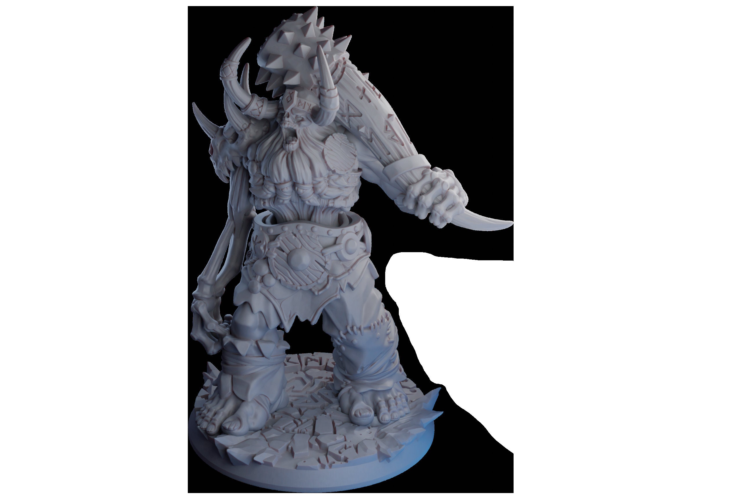 Giant Draugr (undead) Resin Miniature | Undead Vikings Series RPG ...