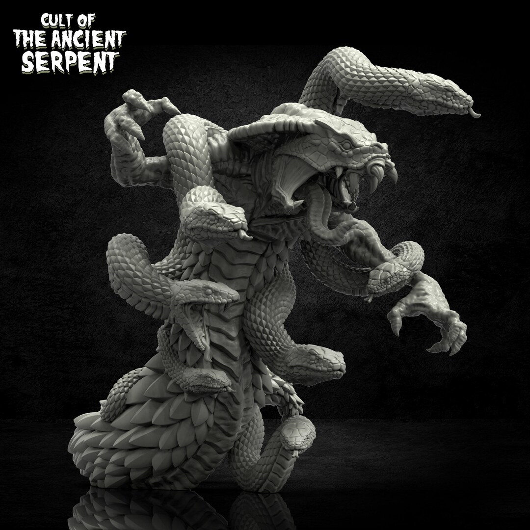 Yig Father of Serpents Lovecraft Resin Miniature | Echoes of the Cosmic ...