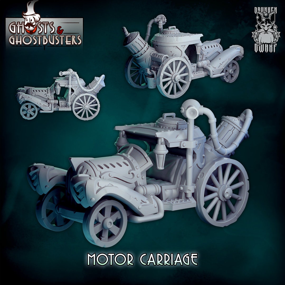 Ghost Chaser Motor Carriage Resin Miniature | Ghosts and Ghost Busters ...