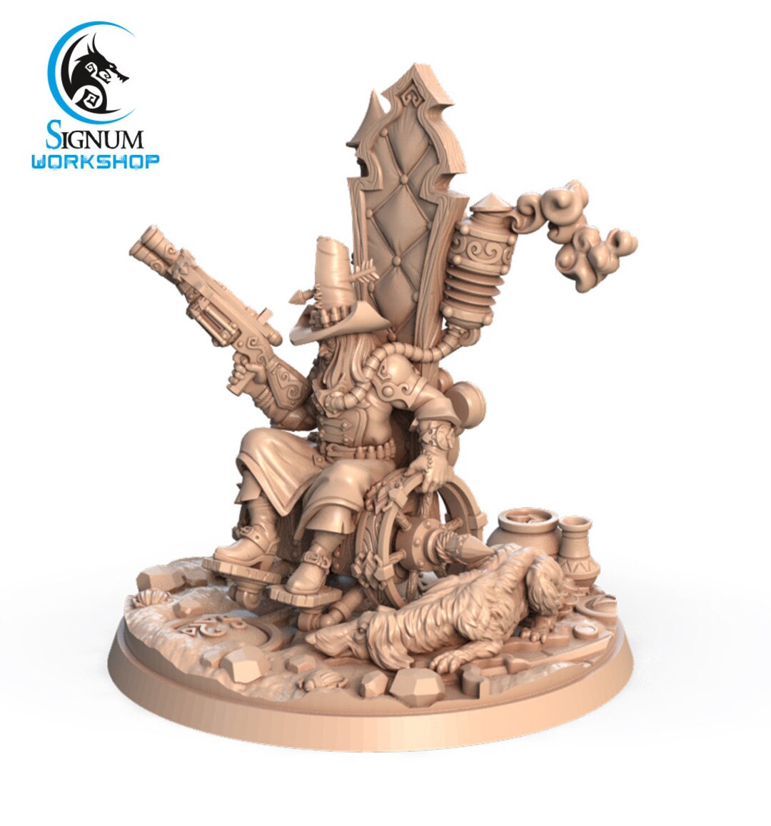 Old Vampire Hunter Julius Insidious Resin Figure Vampire Hunters: the ...