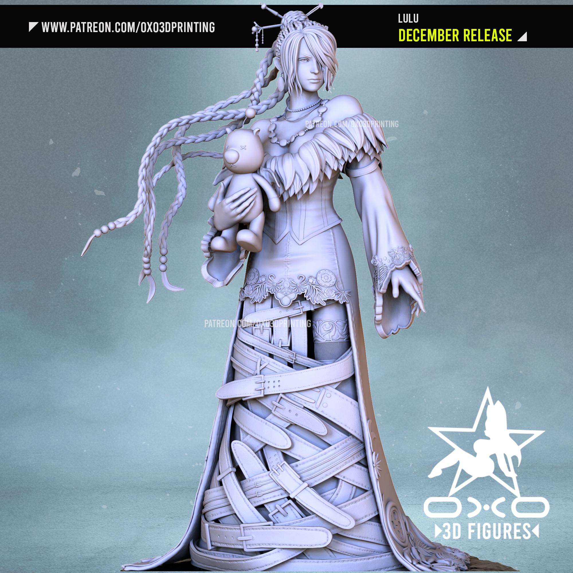 Black Mage Pin up Statue & Miniature | UNPAINTED | OXO 3D - Etsy