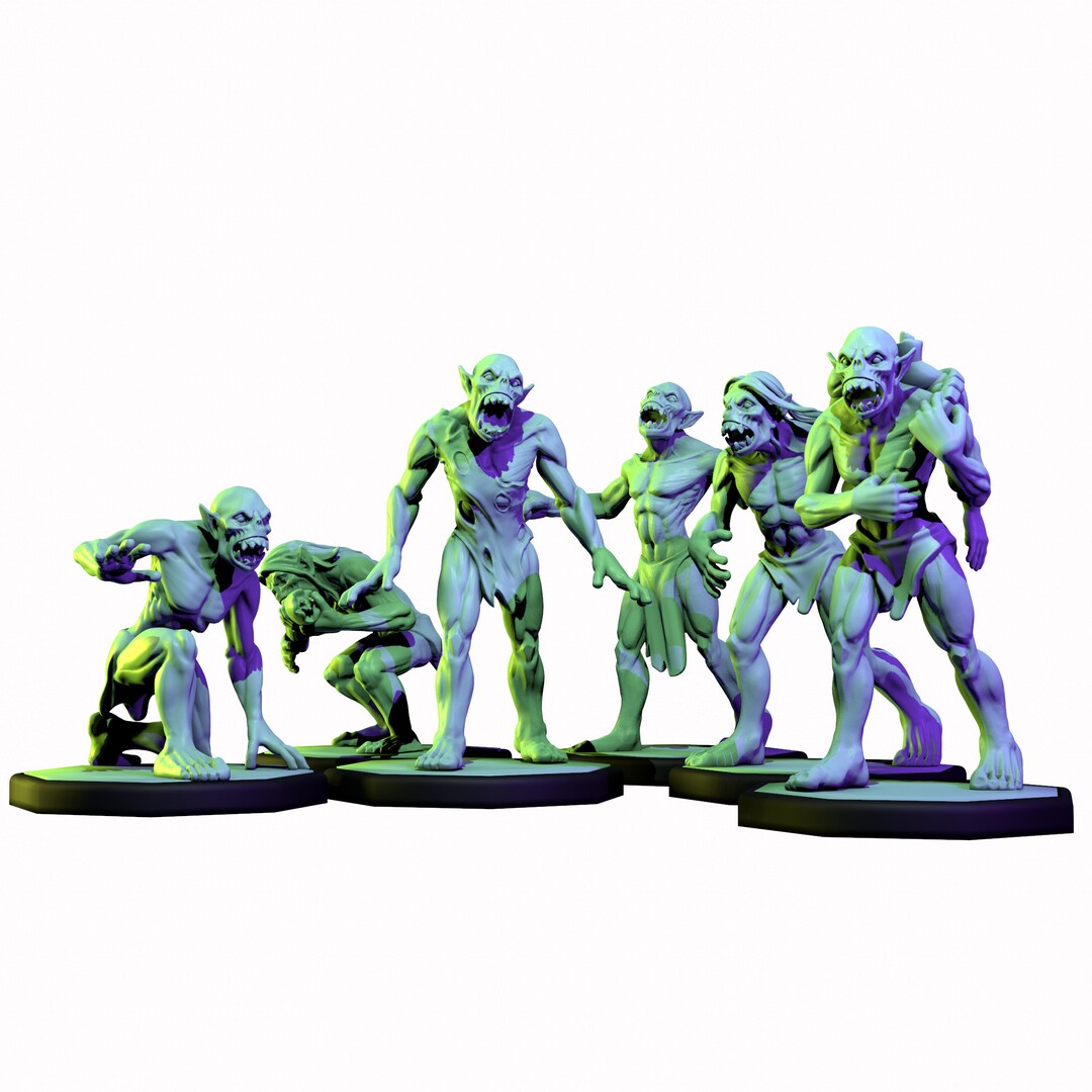 Ghouls Lovecraft Resin Miniature Set | Herbert West's Reanimations ...