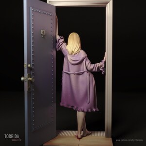 Girl Next Door Pin up Statue & Miniature | Torrida Minis - Etsy