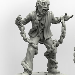 Chained Ghosts Resin Miniature Set Acolytes of the Crawling - Etsy