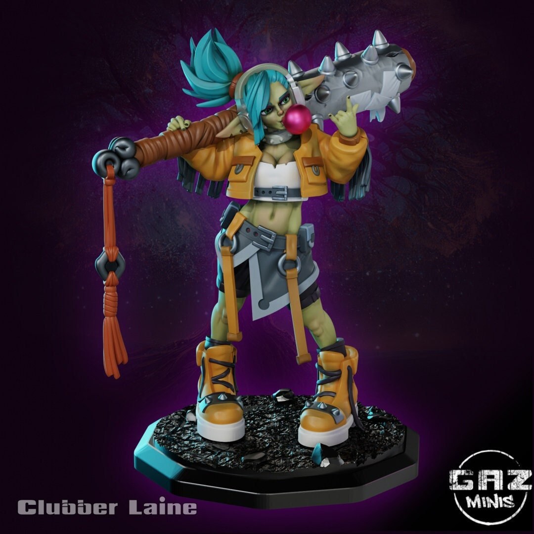 Clubber Laine Goblin Tough Tabletop Miniature and Variants | Goblin ...