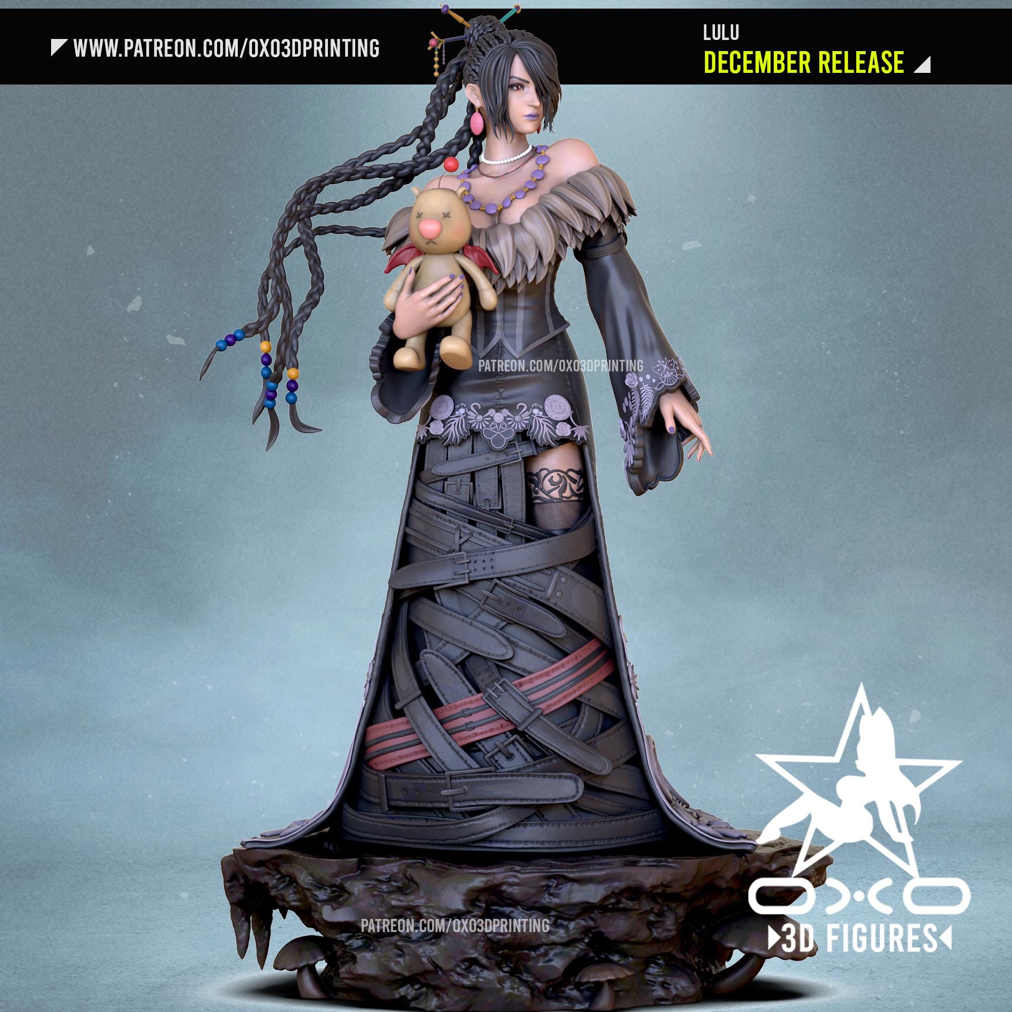 Black Mage Pin up Statue & Miniature | UNPAINTED | OXO 3D - Etsy