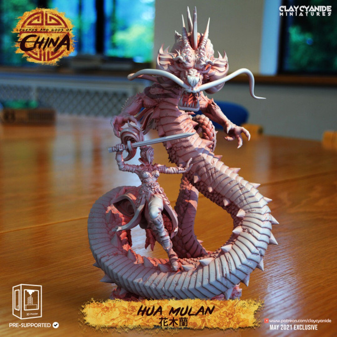 Hua Mulan Statue