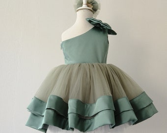 Olive Ruffle Dress - Etsy