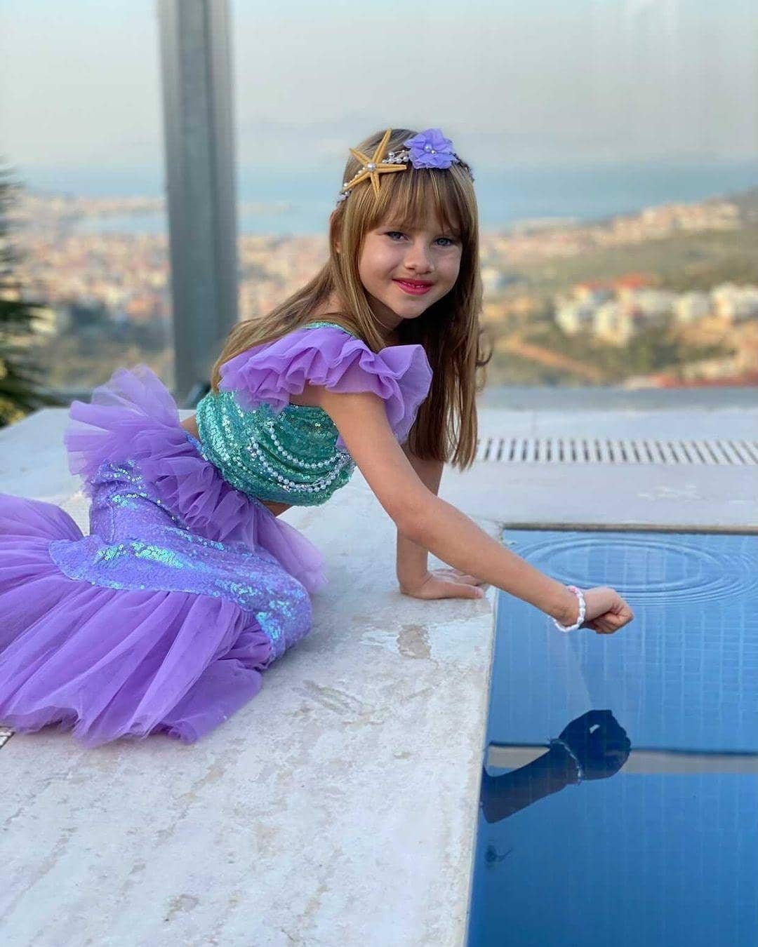 Enchanting Mermaid Costume for Girls Purple and Blue Mermaid - Etsy