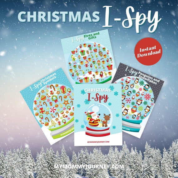 Christmas I-Spy Christmas Printable Christmas Game I-Spy | Etsy