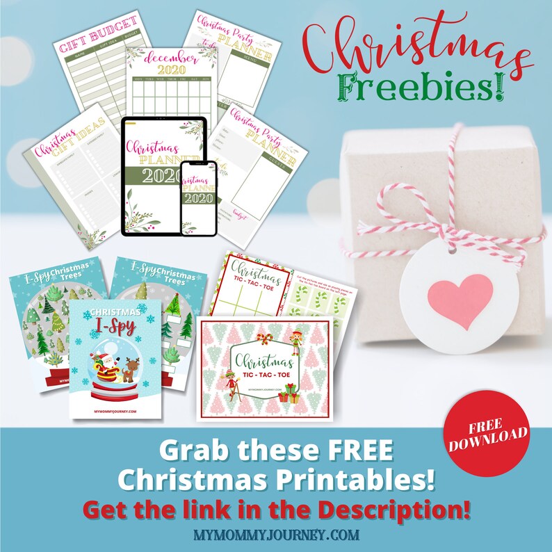 Christmas Countdown Printable Bundle, Printable Countdown, Christmas ...