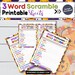 Spooky Halloween Word Scramble Game, Printable Halloween Activity ...