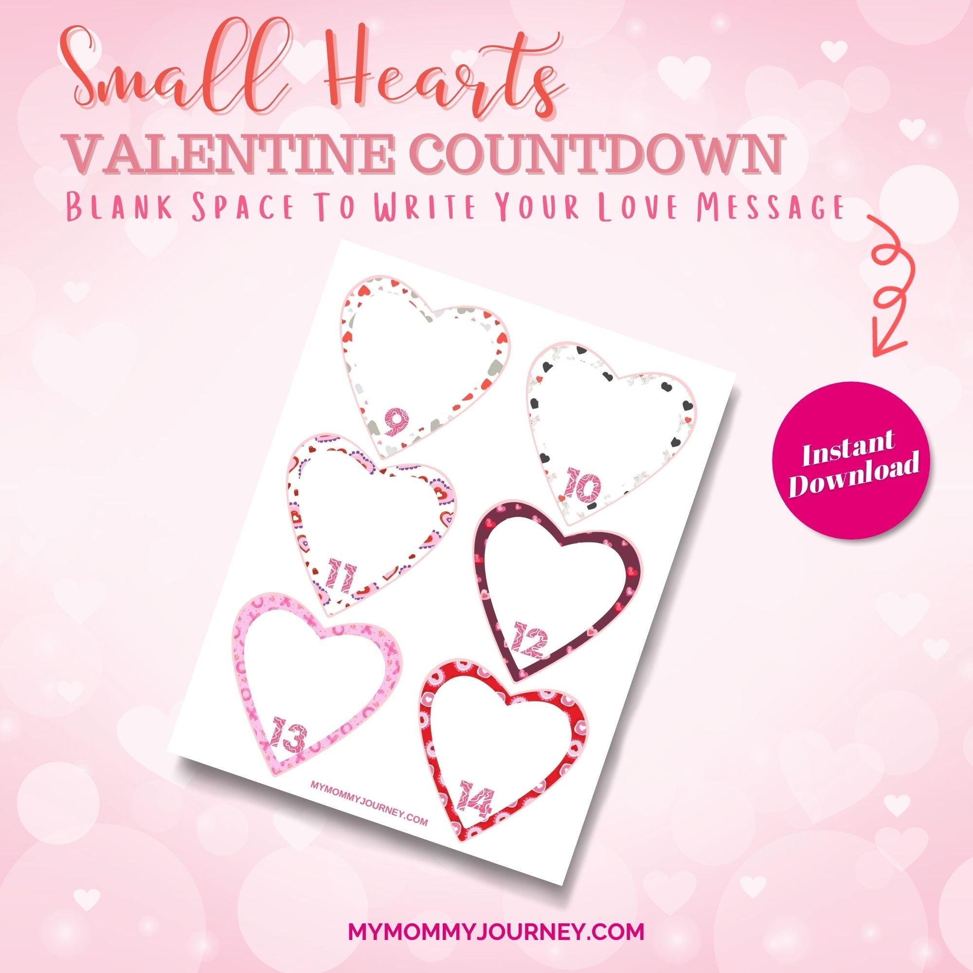 Valentine's Day Countdown Love Notes| 14 Days of Love Notes ...