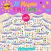 20 Sunny Summer Bingo Game Whole-page Cards Printable Bingo - Etsy