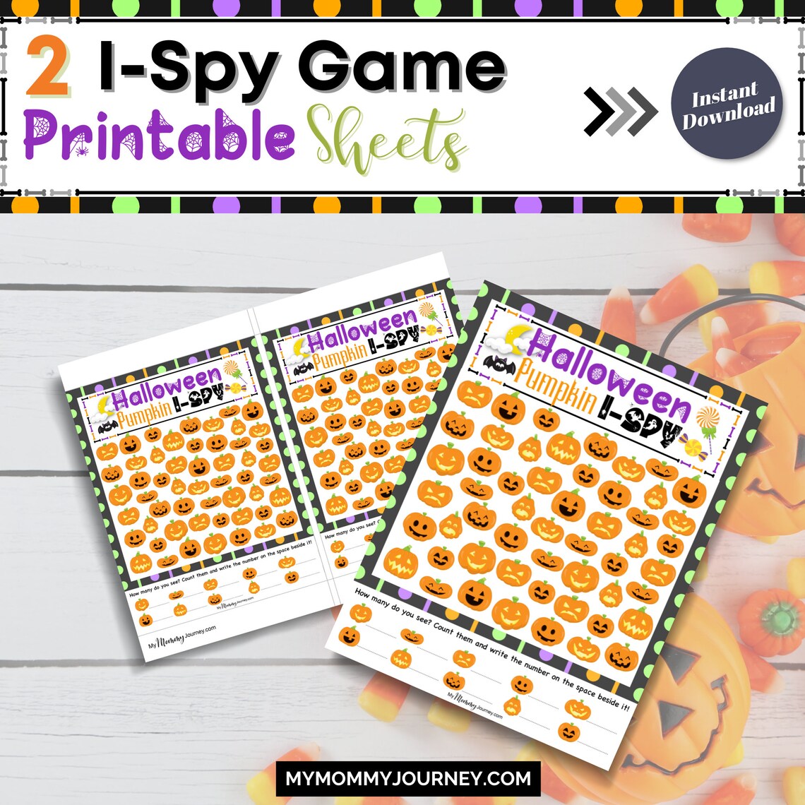 Halloween I Spy Pumpkin Edition Printable I-spy Halloween - Etsy