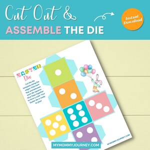 Roll A Treat Easter Dice Game, Easter Games Printable, Easter Games for ...