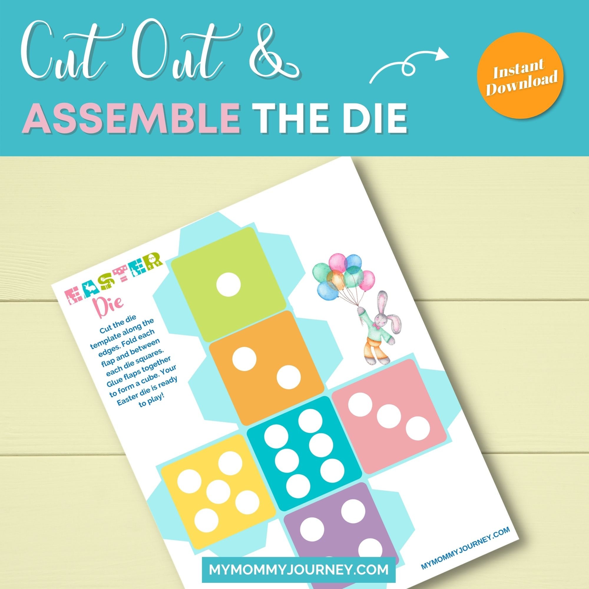 Roll A Treat Easter Dice Game, Easter Games Printable, Easter Games for ...