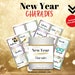 New Year's Charades, New Year Charades Printable Cards, Editable ...