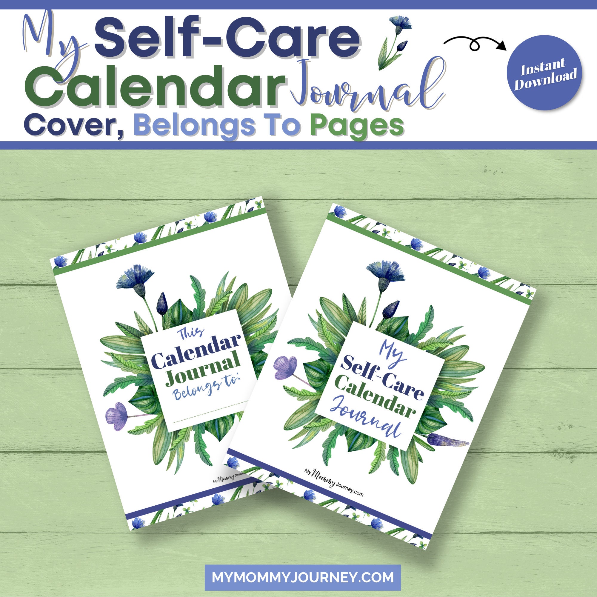 Self-care Calendar Journal, Printable Self-care Planner, Wellness ...