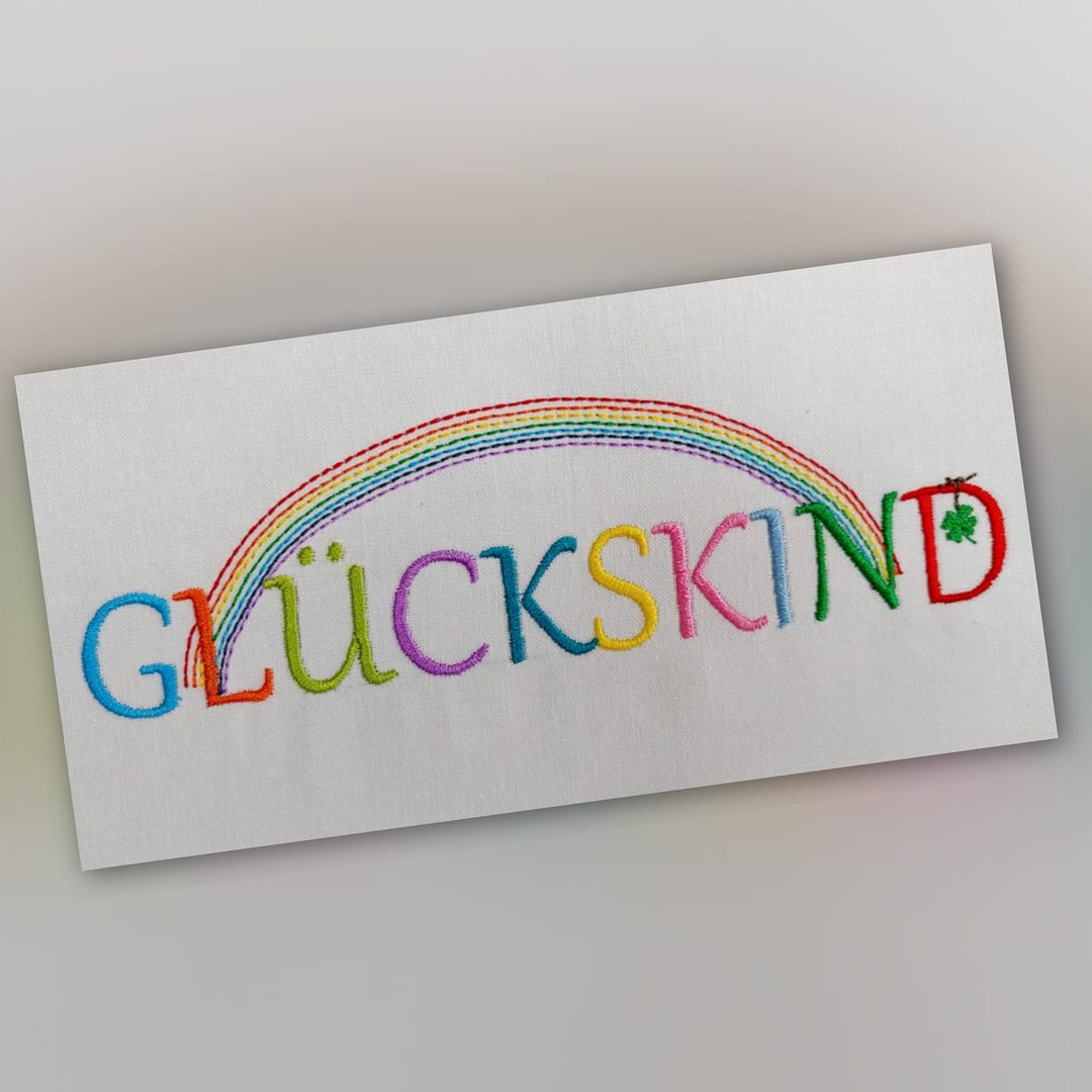 Lucky Child Embroidery File in 3 Sizes - Etsy