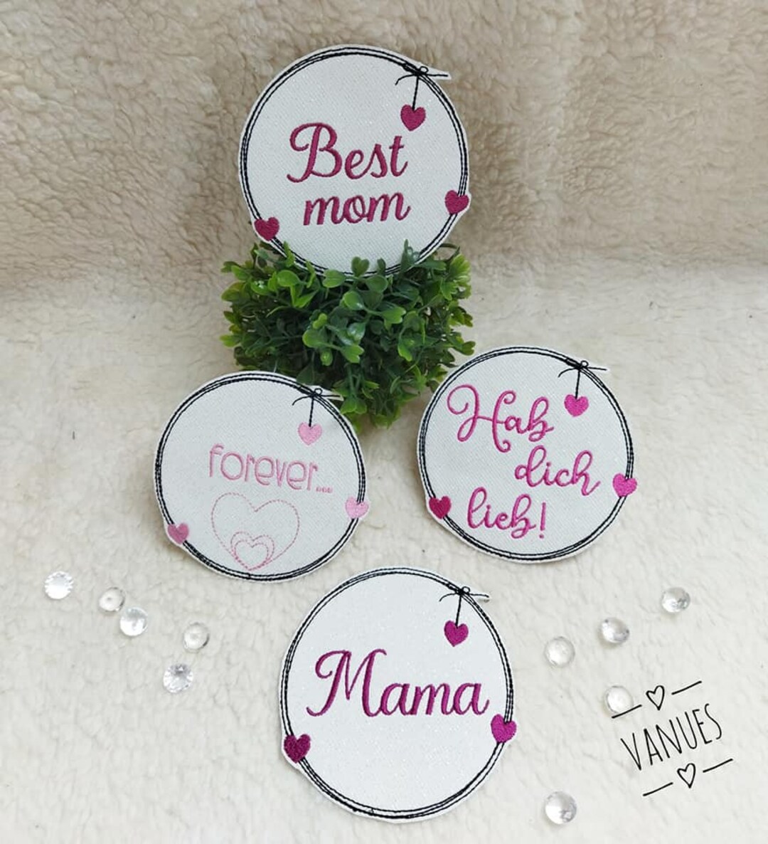 Mom/mother's Day Doodle Frame 10x10 Embroidery File - Etsy